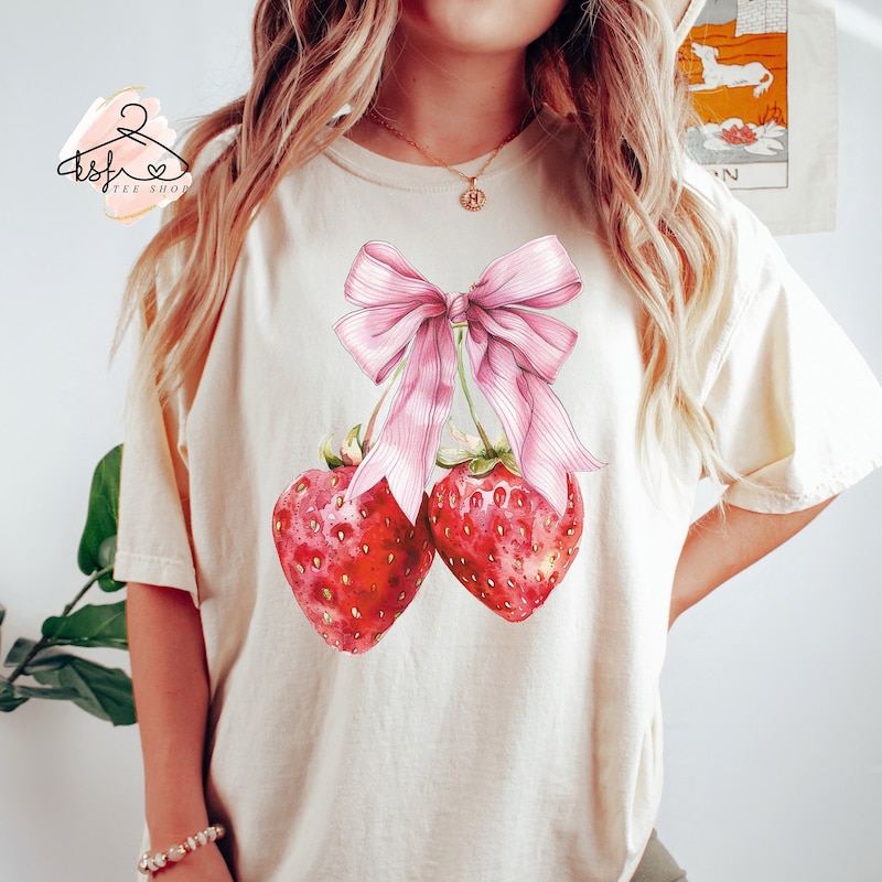 Strawberry Shirt - Etsy
