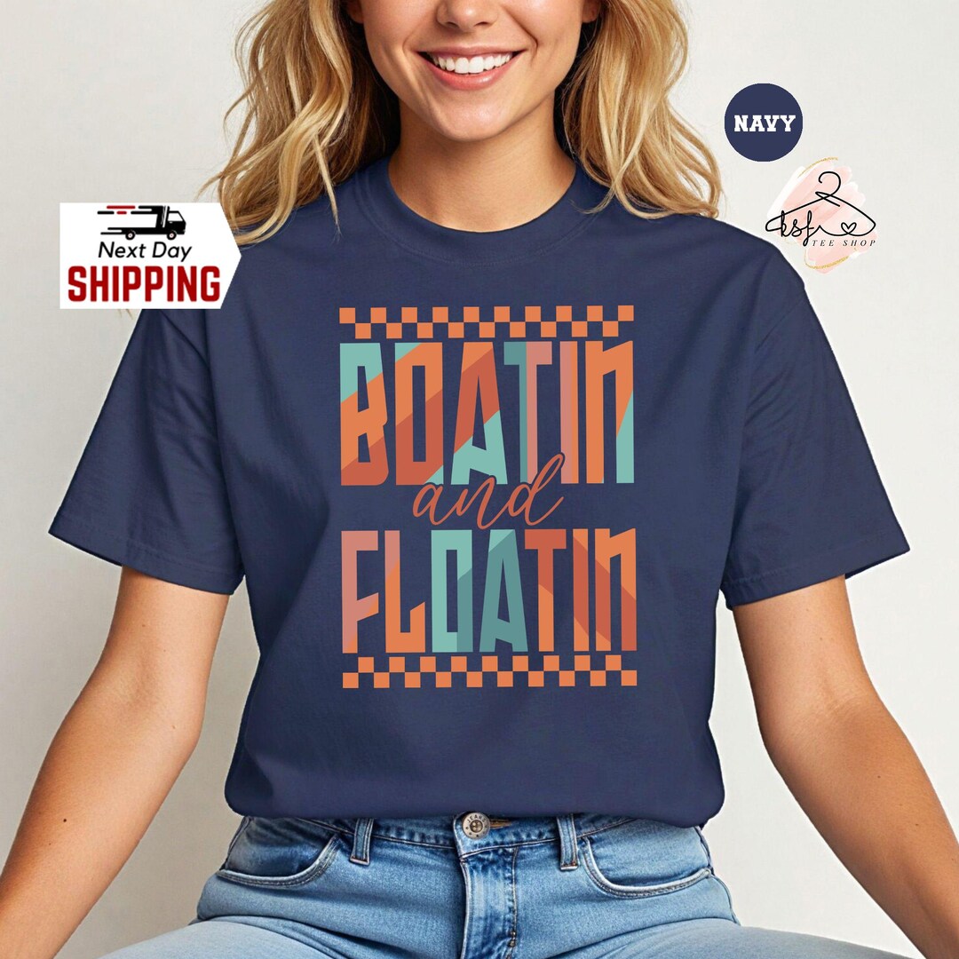 Boat and Floatin' Shirt: Lake Life Summer Vacation Tee - Etsy