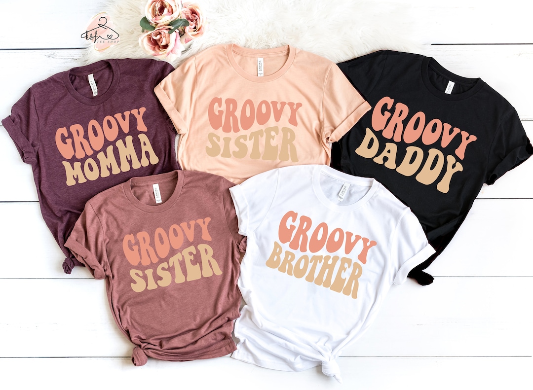 Groovy Mama Shirt, Groovy Shirts, Groovy Family Matching Shirts, Groovy ...