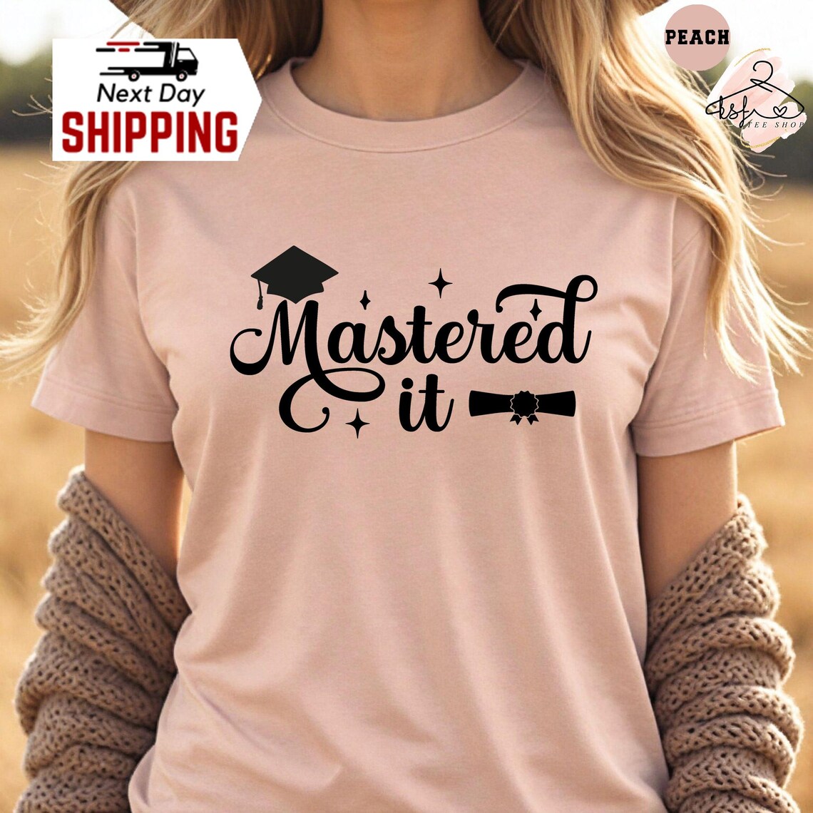 Mastered It Graduation Shirt: Masters Degree Gift - Etsy