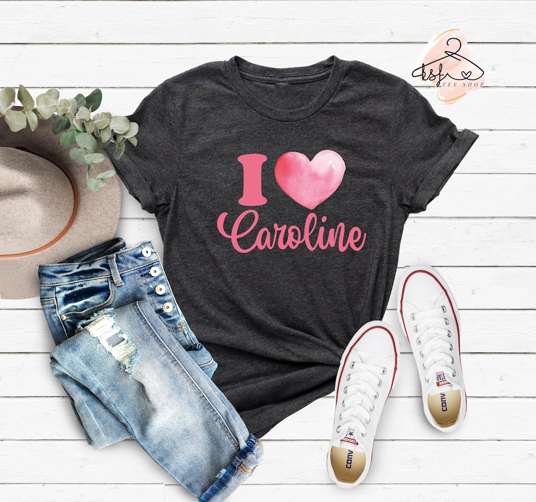 Custom I Love Shirt, Custom I Heart Shirt, Valentine's Day Shirt ...