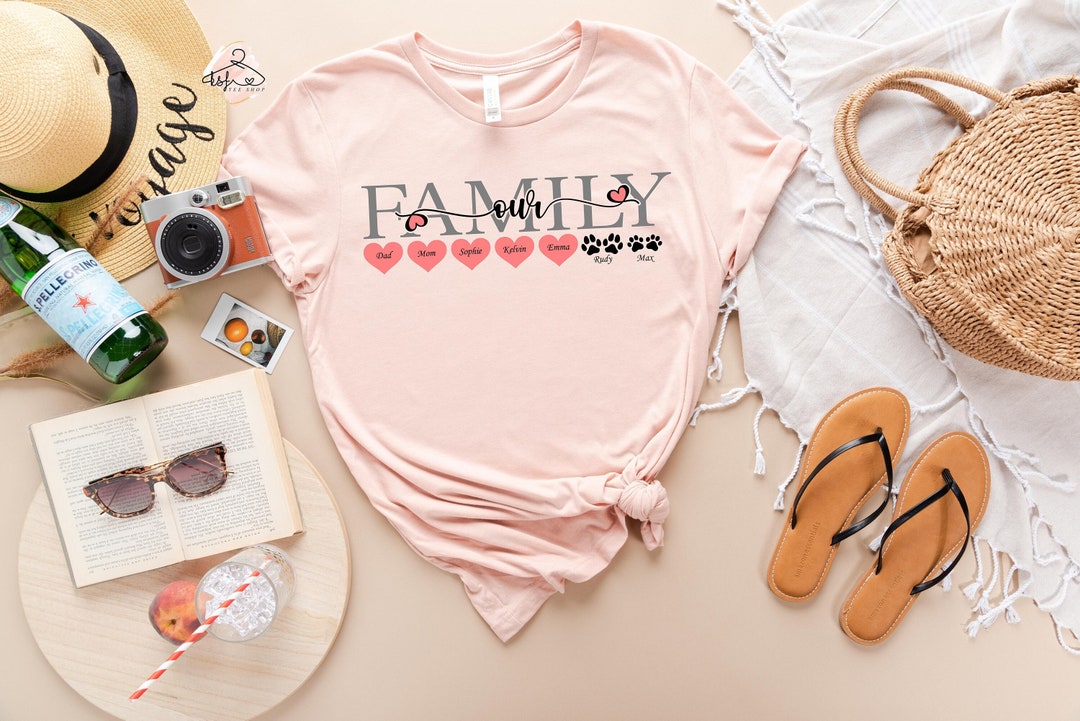 Our Family Shirt, Family Custom Shirt, Personalized Family Shirts ...