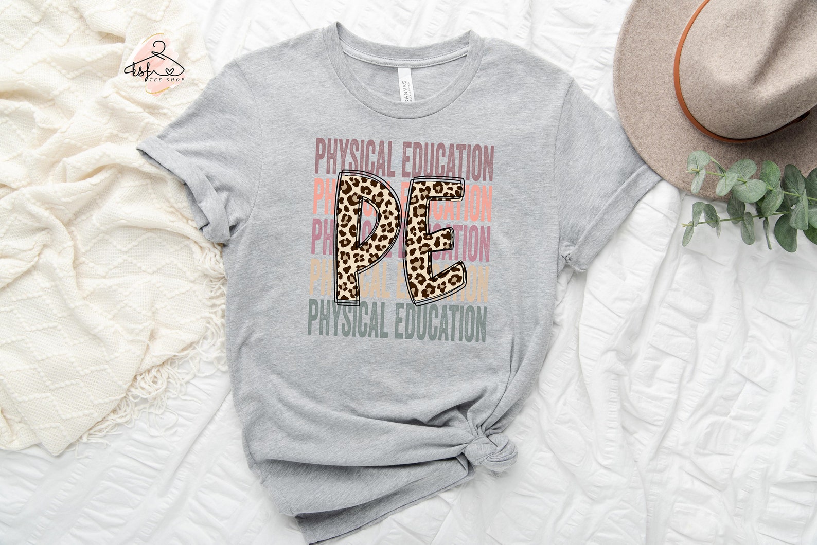 PE Teacher Shirt: Leopard Print Physical Education Tee - Etsy