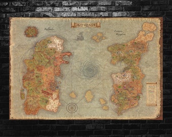 Map of Azeroth - Etsy
