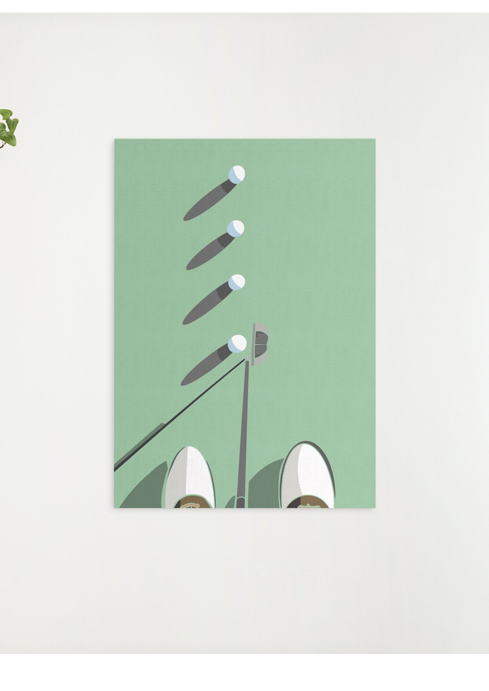 Golf Artwork, Golfers Art Print, Golfing and Putting Wall Home Decor ...