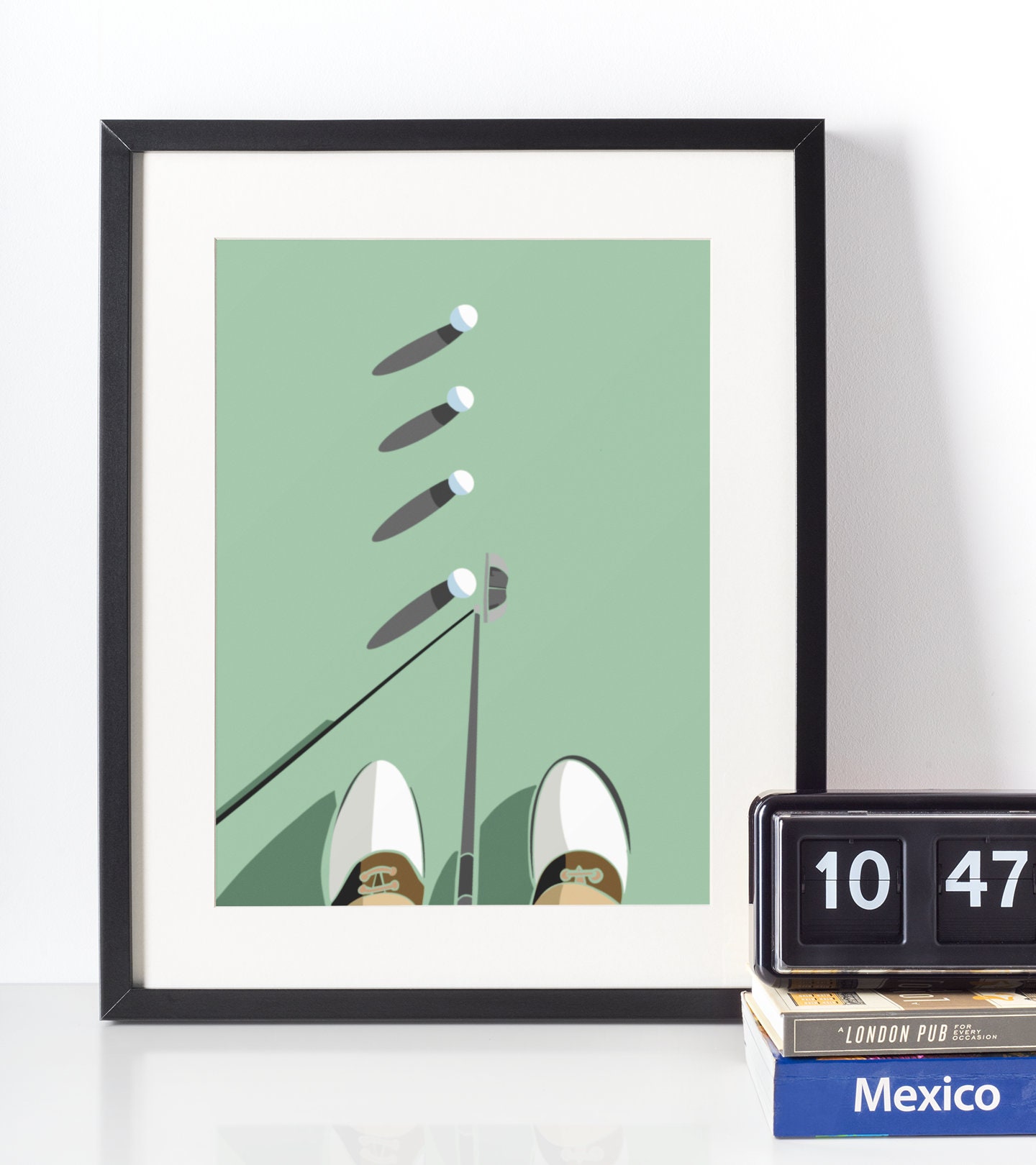 Golf Artwork, Golfers Art Print, Golfing and Putting Wall Home Decor ...