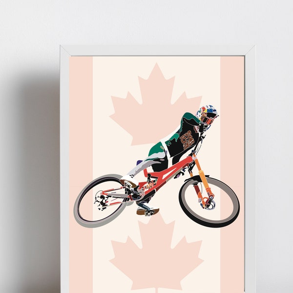 Downhill Mtb Poster - Etsy