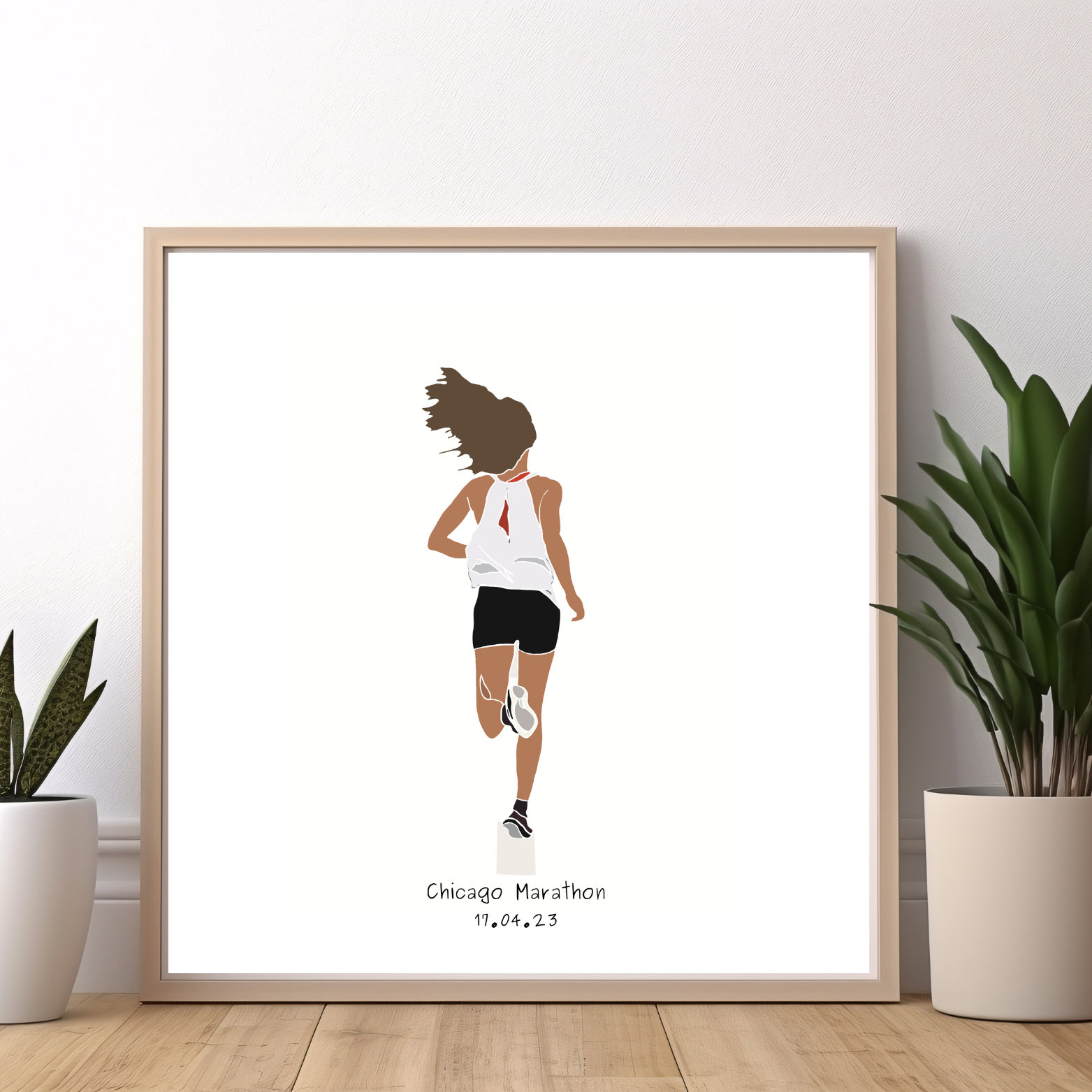 Best Gift for Runners | Marathon Runner Picture Present | Running Home ...