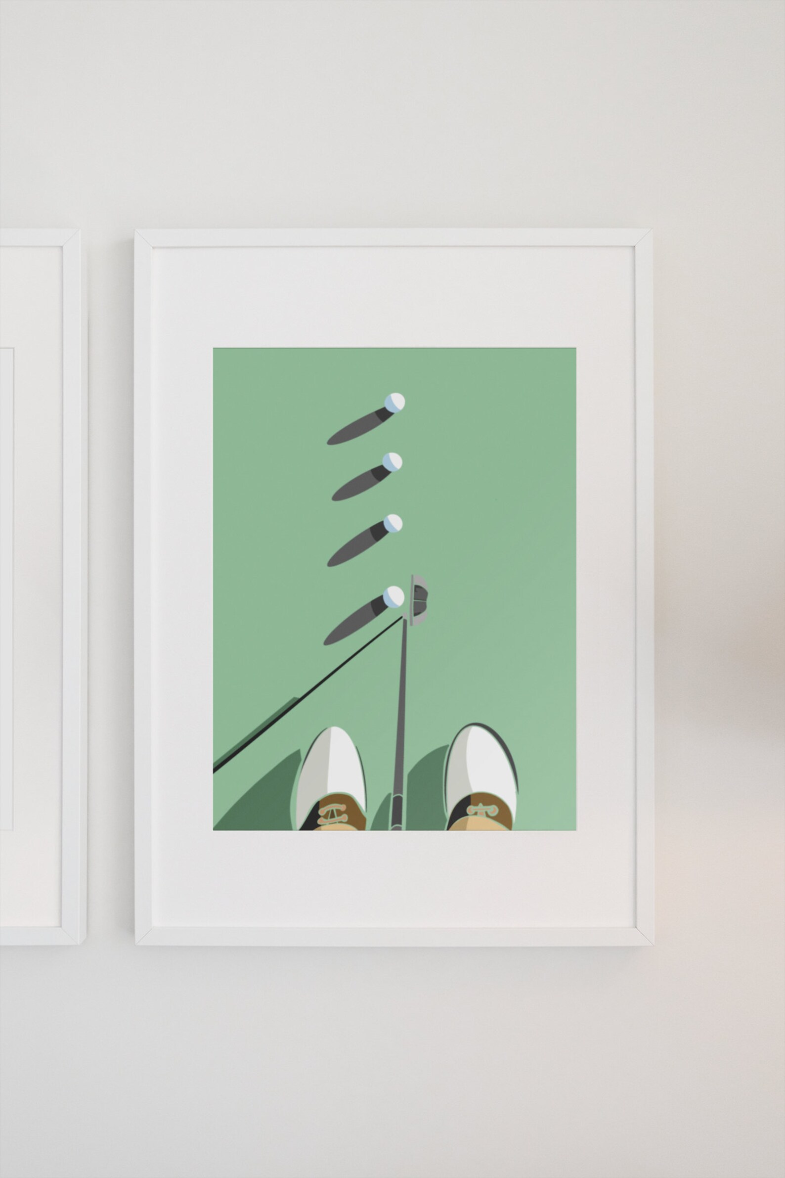 Golf Artwork, Golfers Art Print, Golfing and Putting Wall Home Decor ...