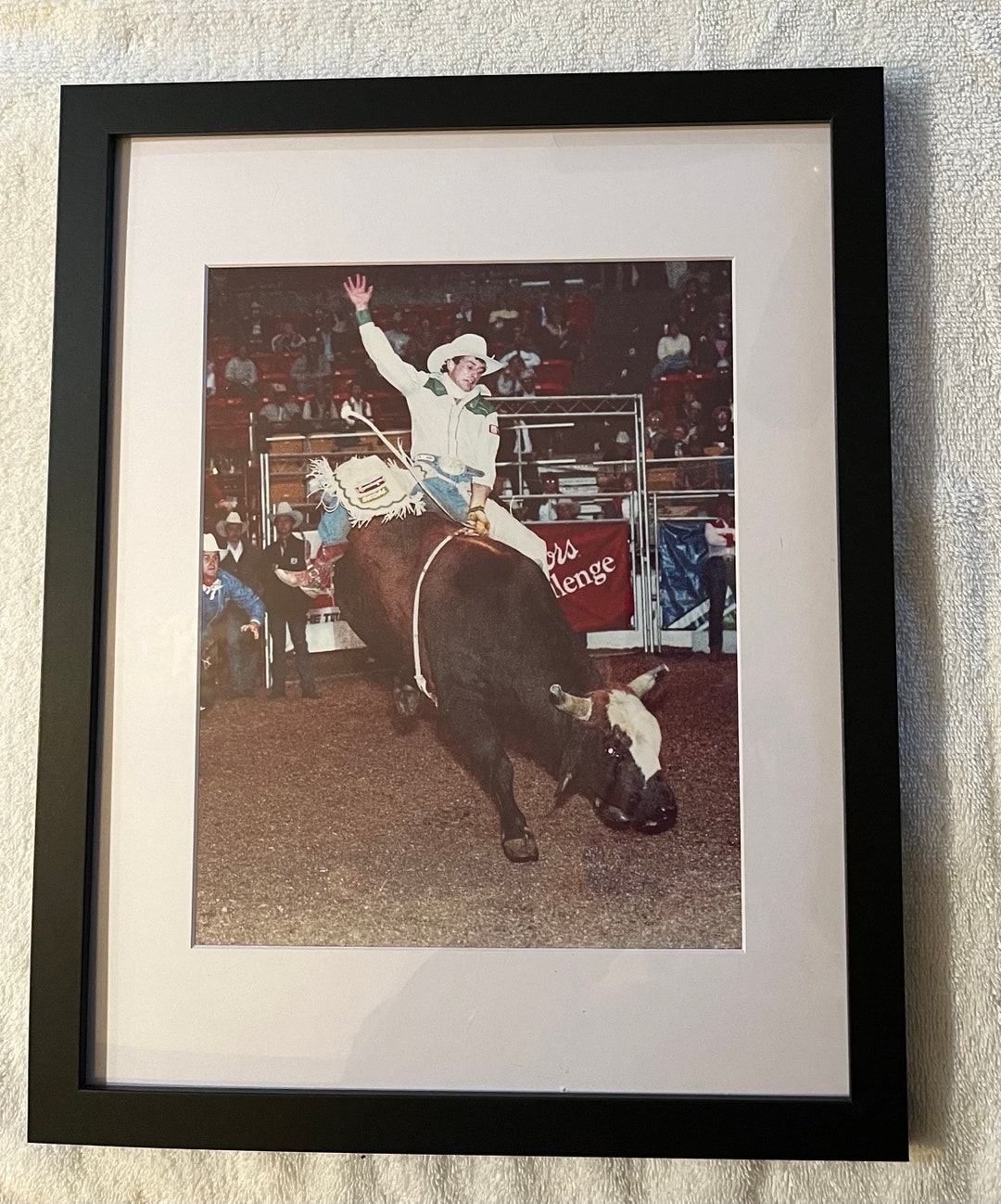 New Color 8 X 10 Framed and Matted Photo of Rodeo Legend Lane Frost - Etsy