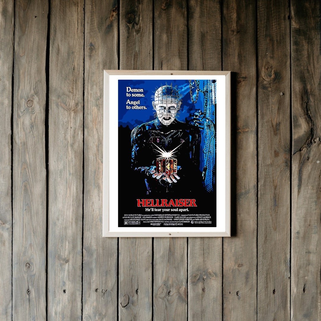Hellraiser Digital Art Poster Print | Printable Wall Art | Horror Movie ...