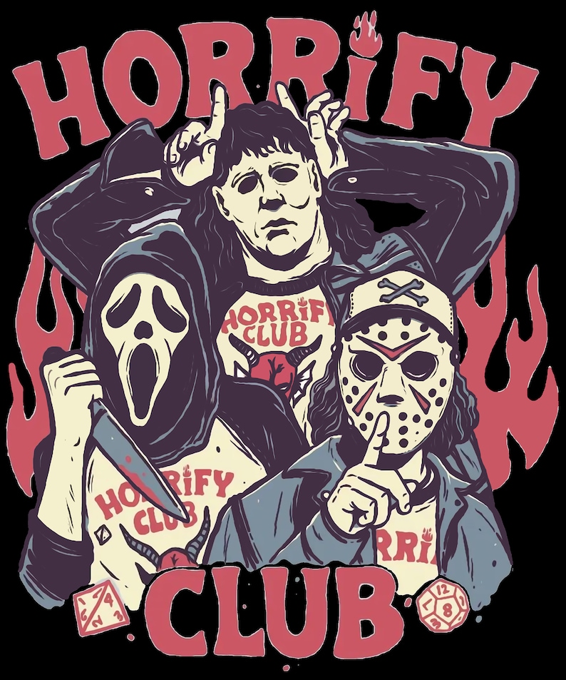 Horror Club PNG File - Etsy