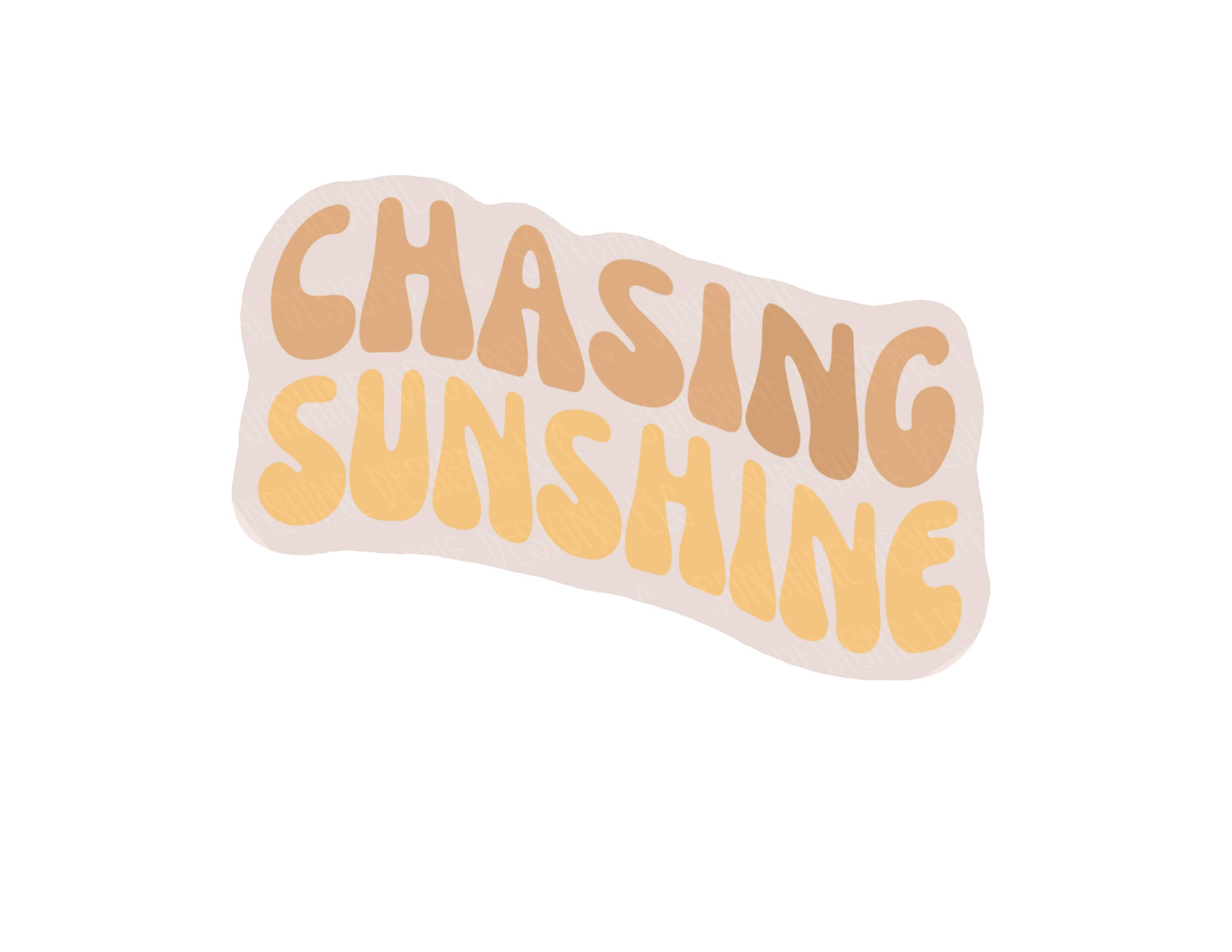 Chasing Sunshine PNG Instant Download File - Etsy