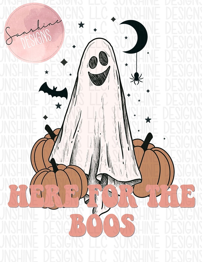 Lindo aquí para los boos niños PNG archivo de descarga instantánea ...