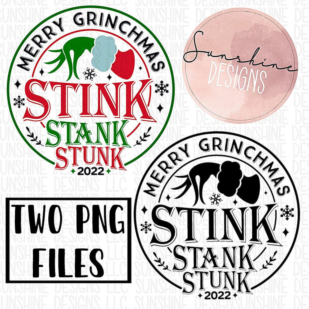 Merry Grinchmas PNG Instant Download Files - Etsy