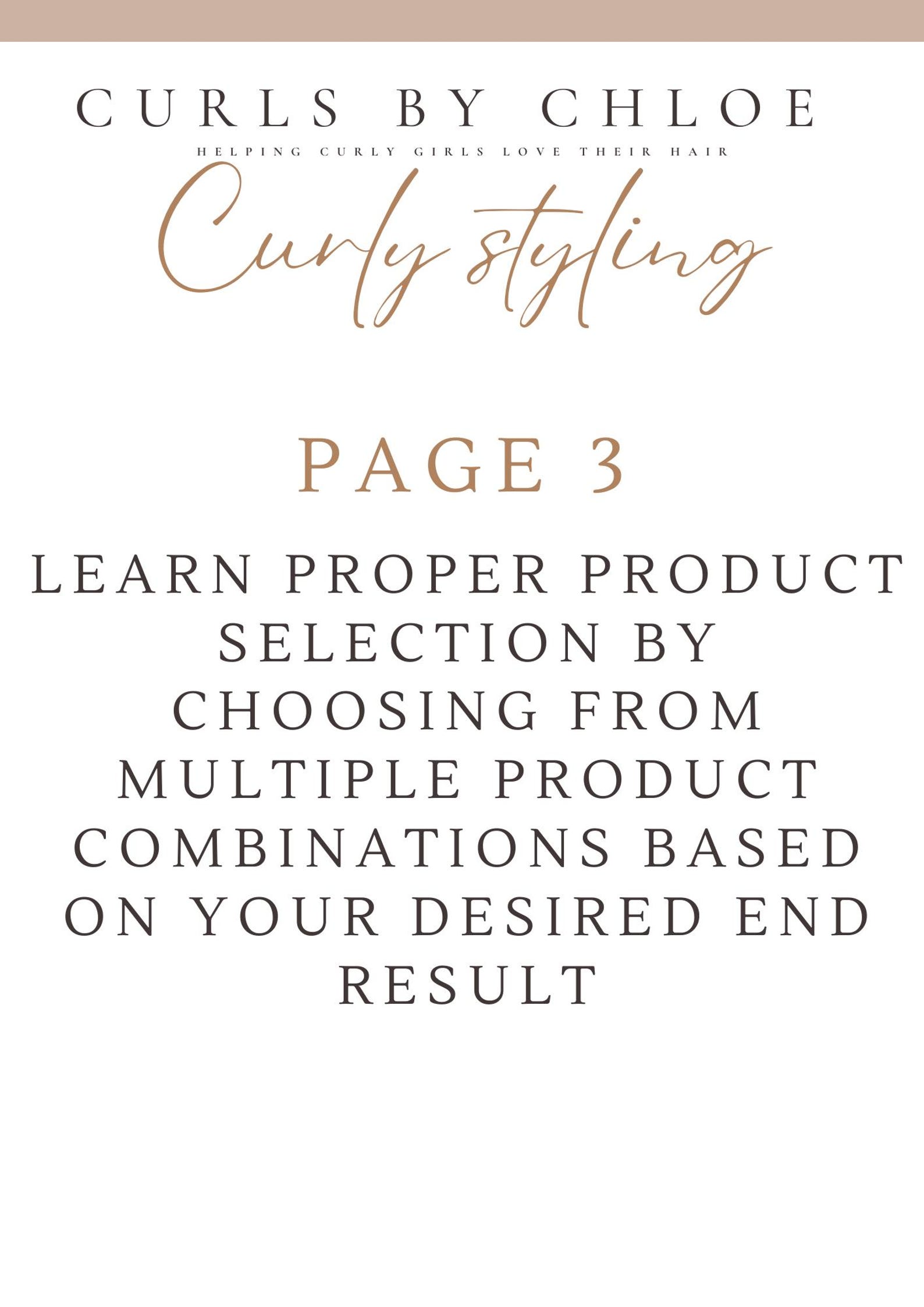 CURLY STYLING GUIDE| Curly Hair Styling Guide| Wavy Hair Styling Guide ...