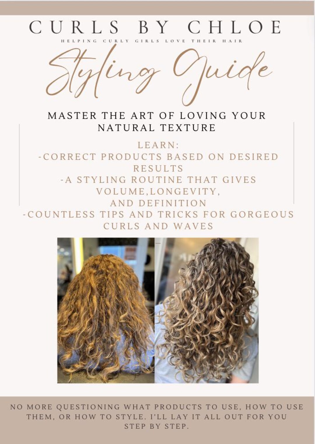 CURLY STYLING GUIDE| Curly Hair Styling Guide| Wavy Hair Styling Guide ...