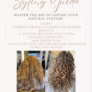 CURLY STYLING GUIDE| Curly Hair Styling Guide| Wavy Hair Styling Guide ...
