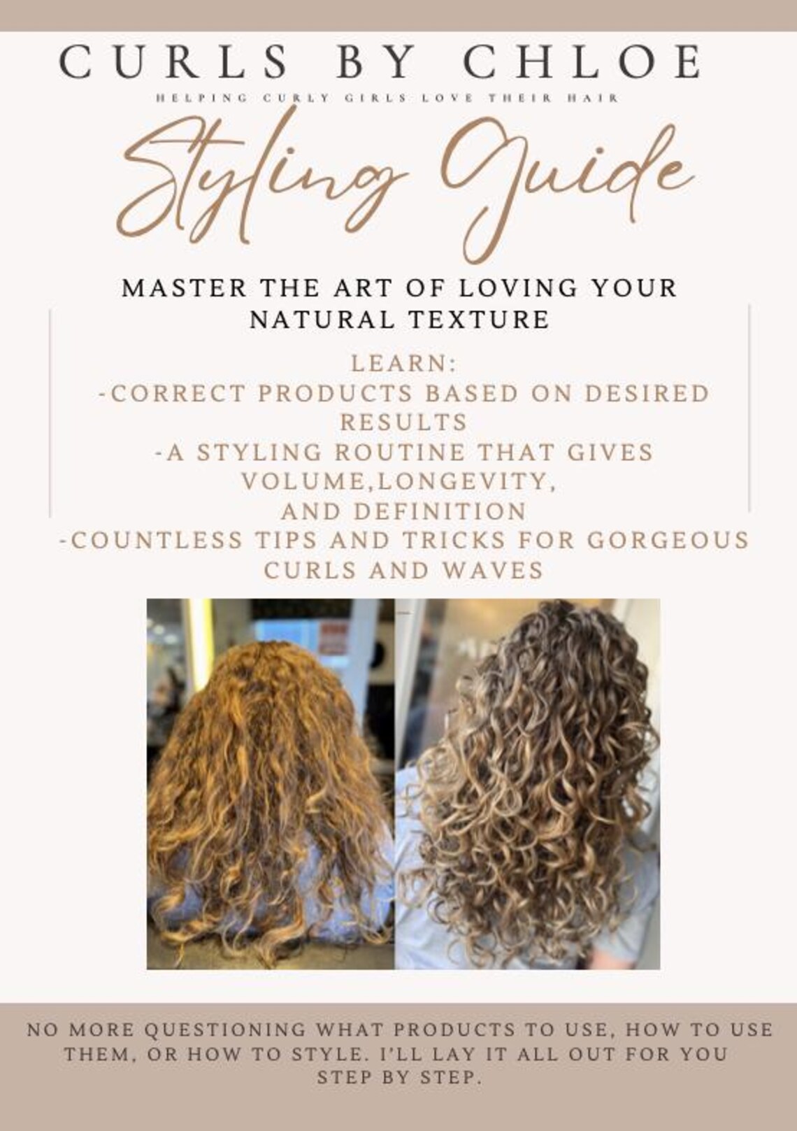 CURLY STYLING GUIDE & Video | Curly Hair Styling Video| Wavy Hair ...