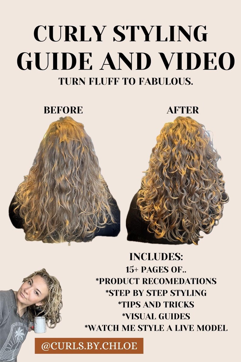 CURLY STYLING GUIDE & Video | Curly Hair Styling Video| Wavy Hair ...