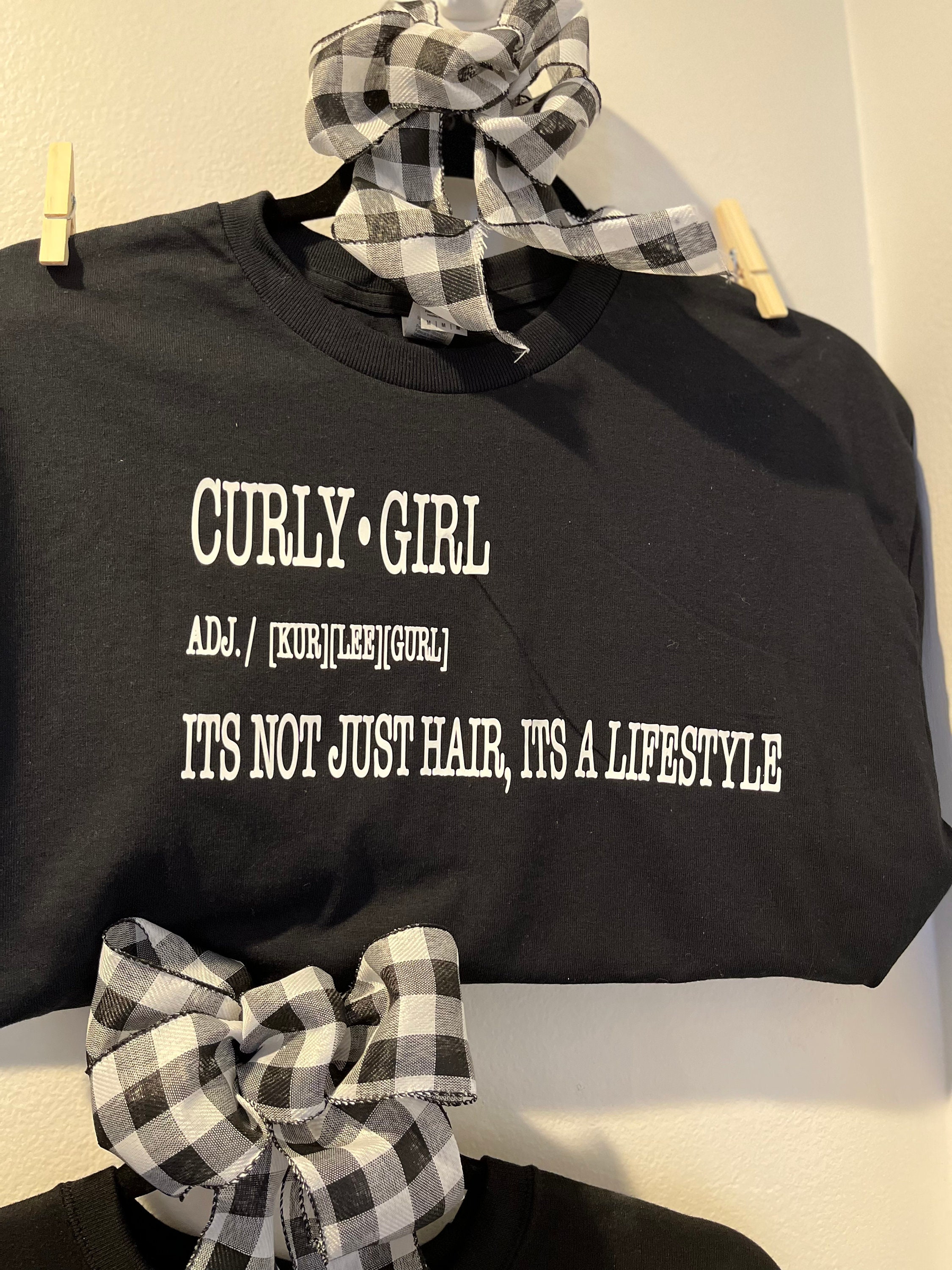 Curly Girl Definition Shirt | Curly Hair Apparel | Curly Hair Gift ...
