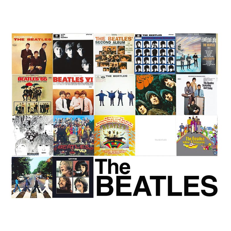 The Beatles Sticker - Etsy