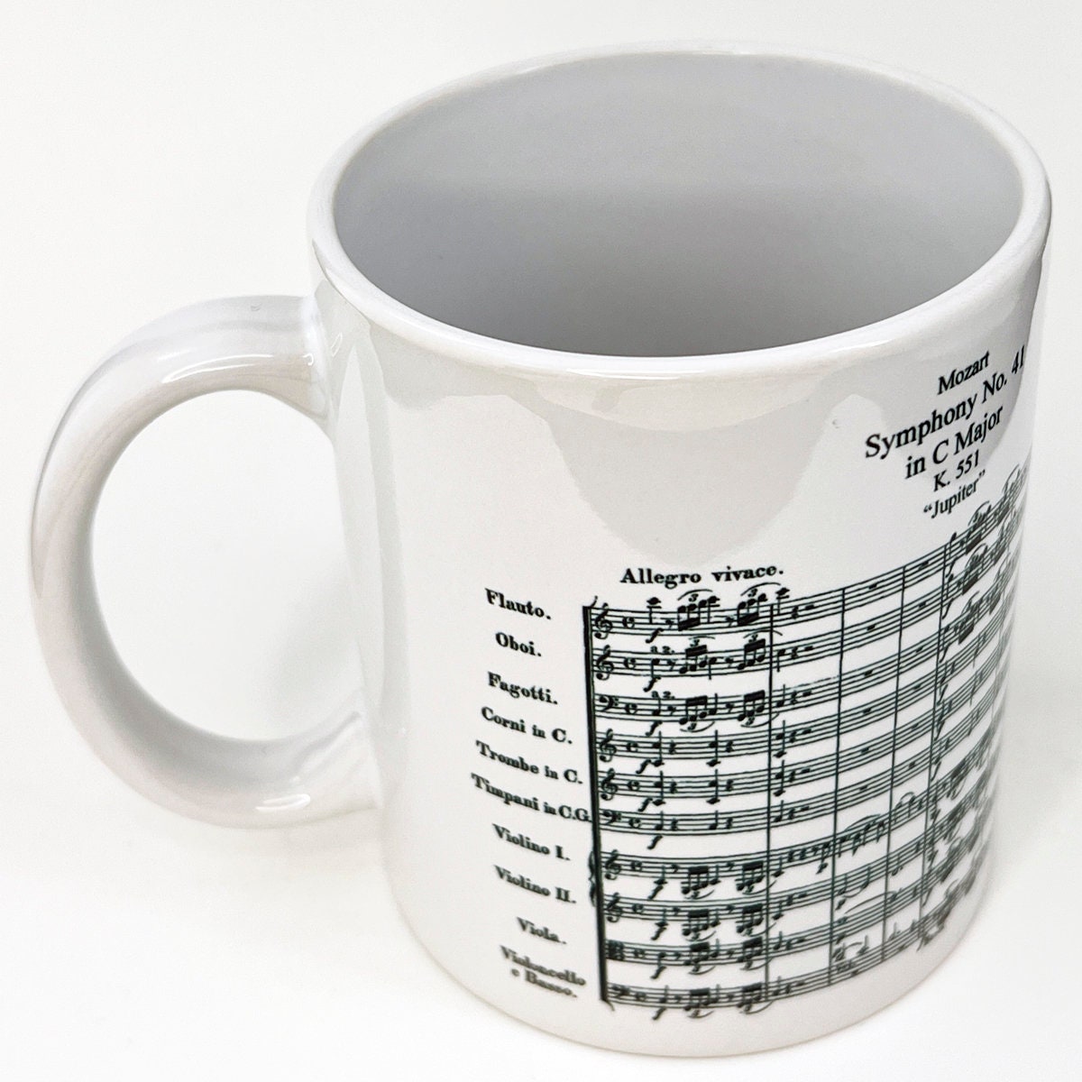 Mozart Coffee Mug. Mozart Music. Mozart Symphony. - Etsy