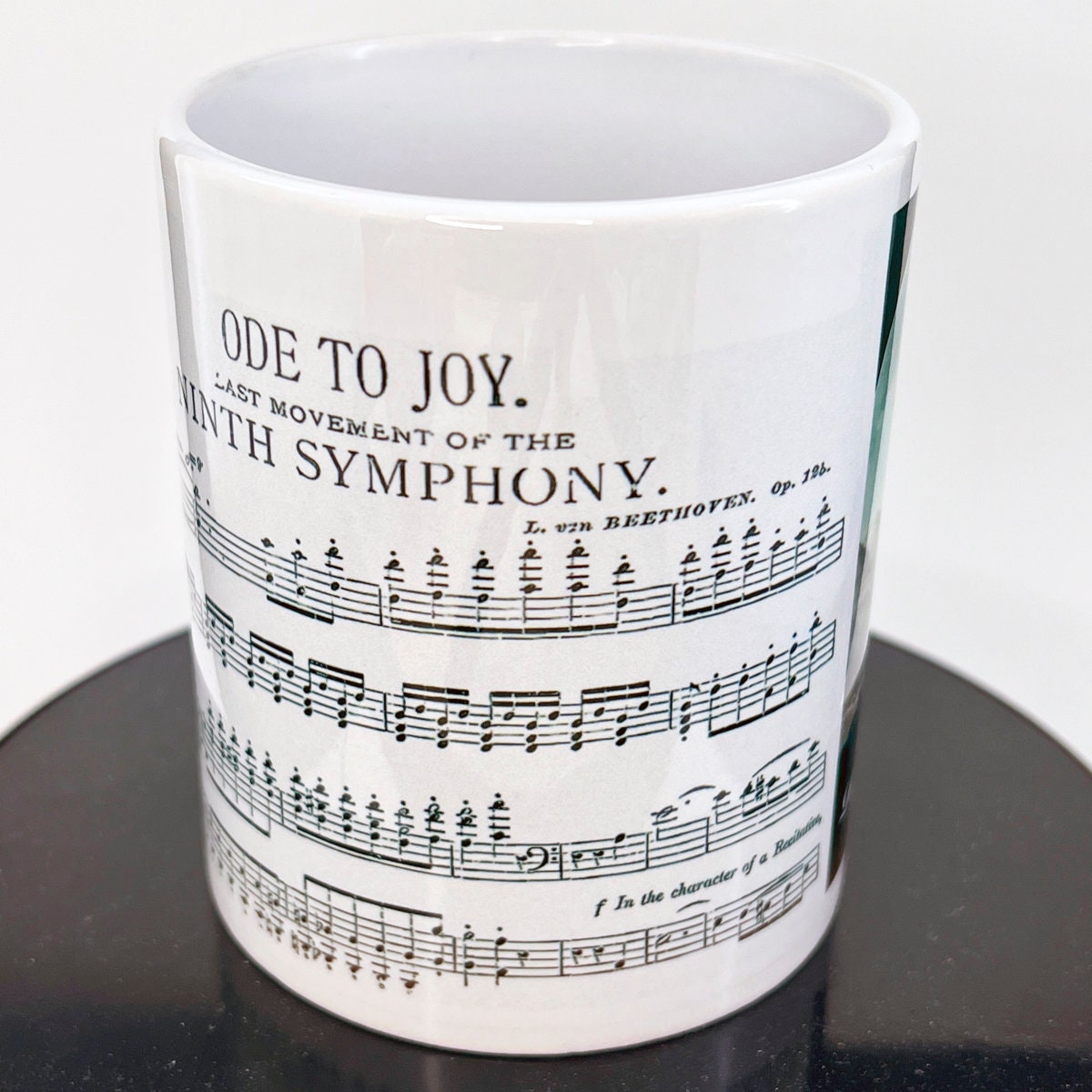 Beethoven Coffee Mug, "ode to Joy". Beethoven's Ninth Symphony - Etsy