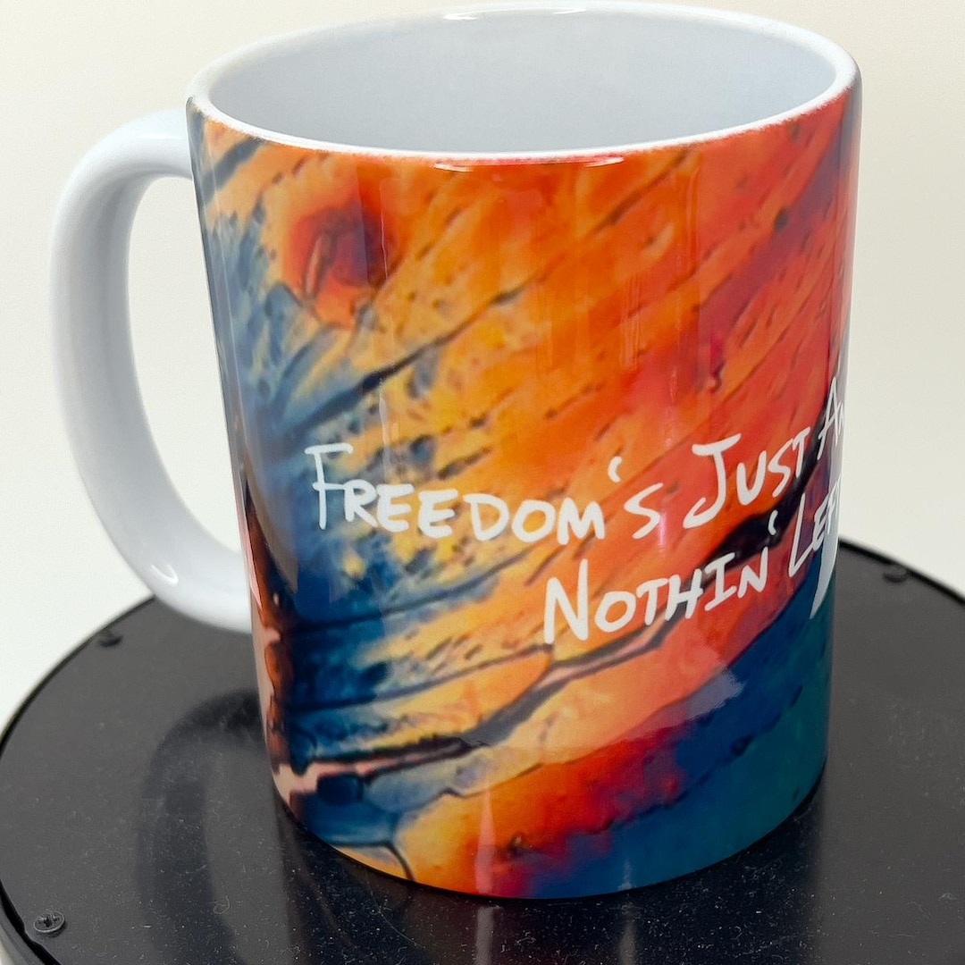 Kris Kristoffersen's Famous Lyric Coffee Mug. Janis Joplin Made It ...