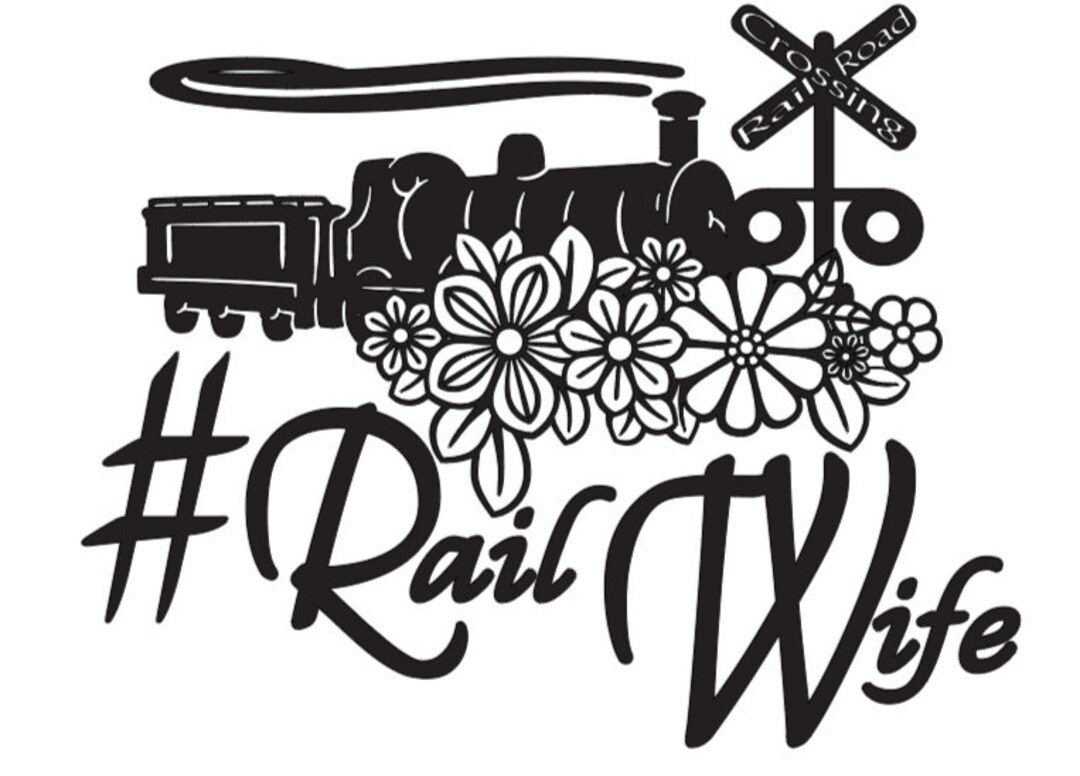 Railroad Life Decal/ Rail Life Decal/ Rail Wife Decal/ Car - Etsy Canada
