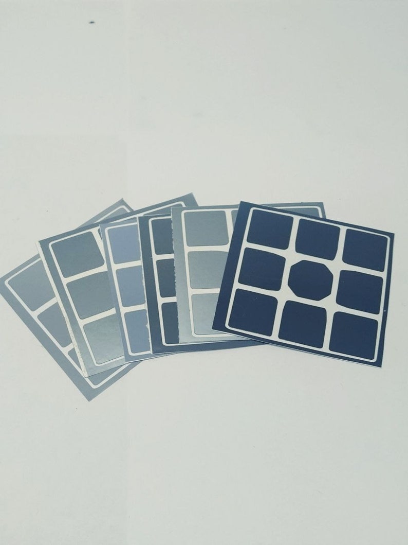 Set of Gradient Stickers for Rubik's Cube (size and Color of Your ...