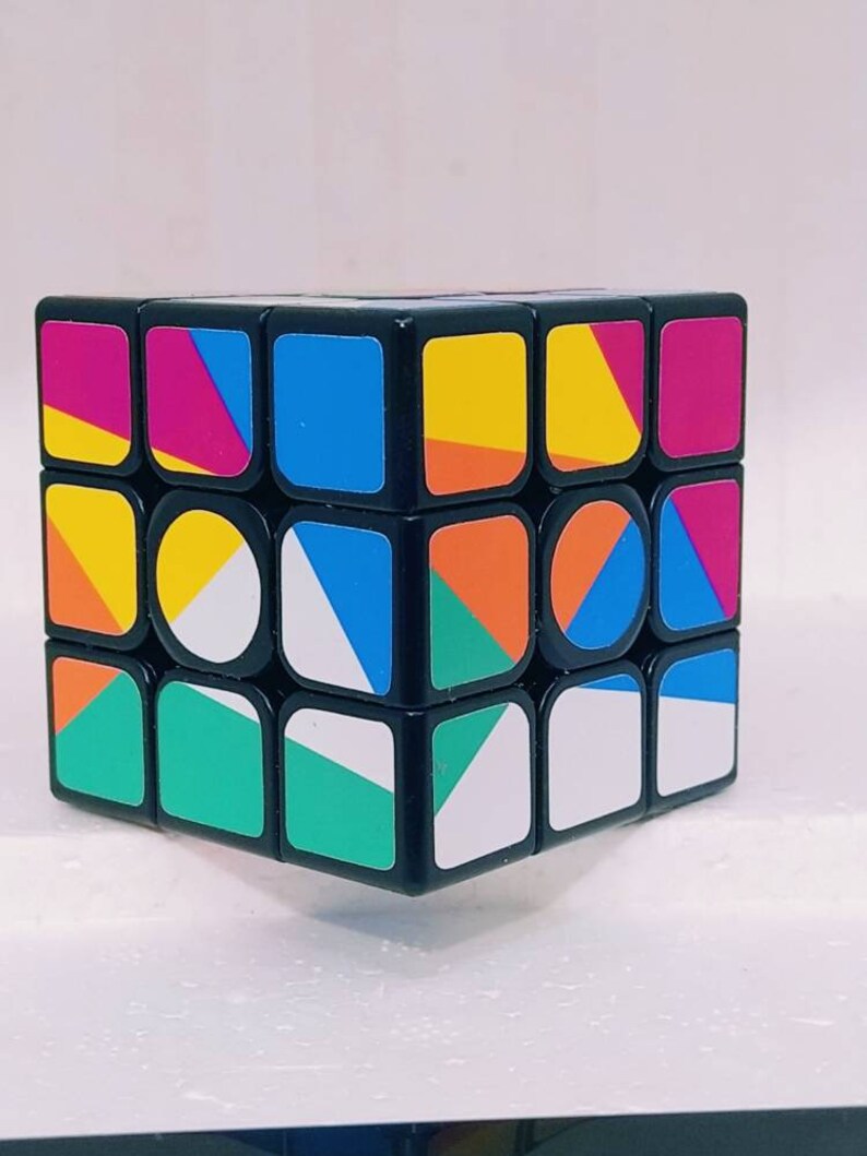Rubik Cube With Stickers Max Complicated - Etsy
