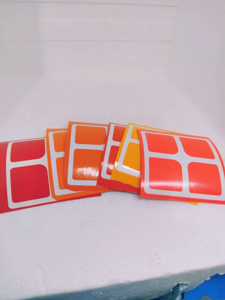 Gradient Sticker Set for Rubik's Cube - Etsy