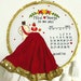 Embroidery Anniversary Calendar Wall Hanging | Handmade Couples Gift ...