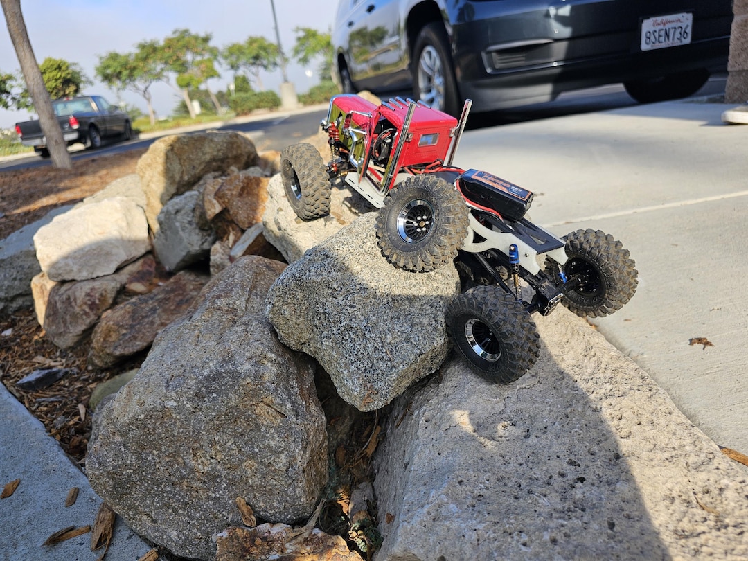 Switchblade Rc Chassis 6x6 24 Scale Custom Crawler Scx Fcx Chassis ...