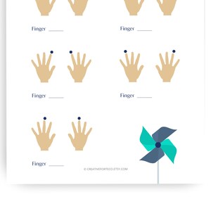 Finger Numbers Worksheet | Beginner Piano Lessons Worksheet | Kids ...
