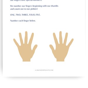 Finger Numbers Worksheet | Beginner Piano Lessons Worksheet | Kids ...