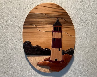 Intarsia Lighthouse - Etsy