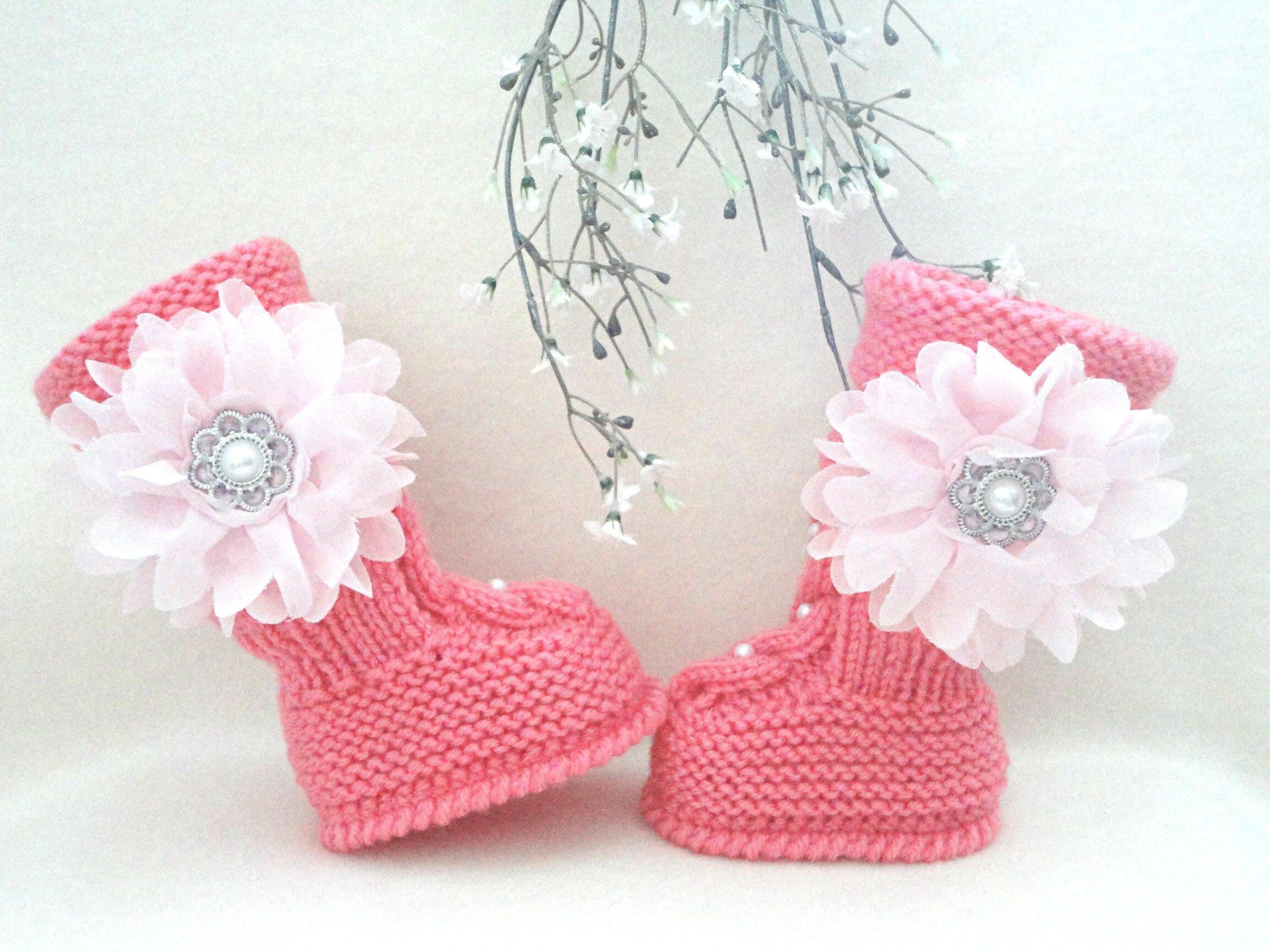 Knitting PATTERN # 2 Knitting Pattern Baby Booties Baby Shoes Knitted ...