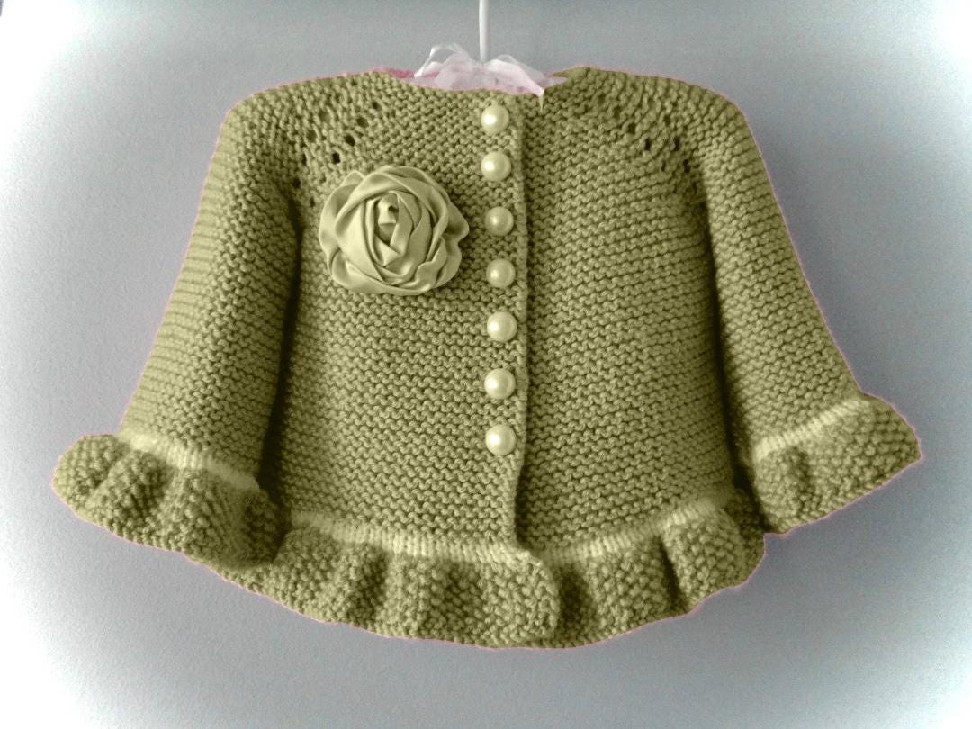 Knitting PATTERN # 59 Knitting Pattern Baby Cardigan Baby Jacket Baby ...