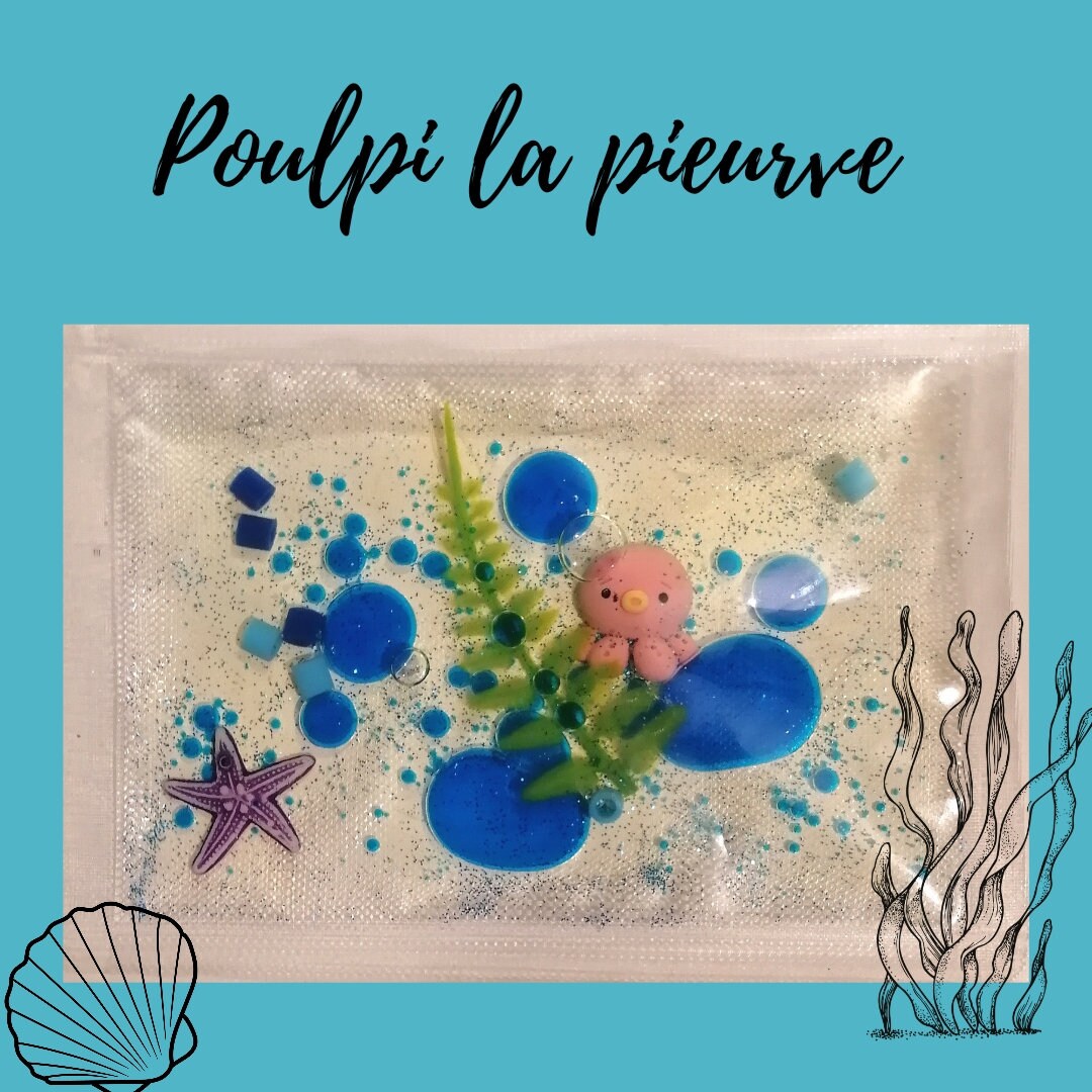 Rosy Octopus Sensory Pouch - Etsy
