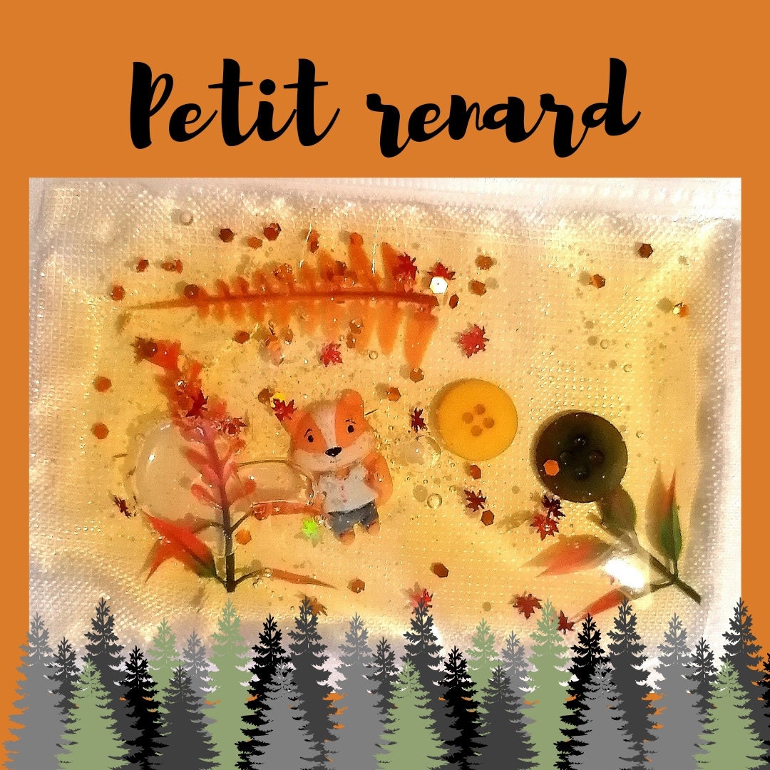 Fox Sensory Pouch /sensory Awakening for Toddlers/montessori - Etsy