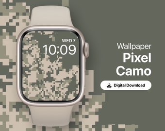 Military Camo Apple Watch Face Wallpaper Camouflage Smart - Etsy