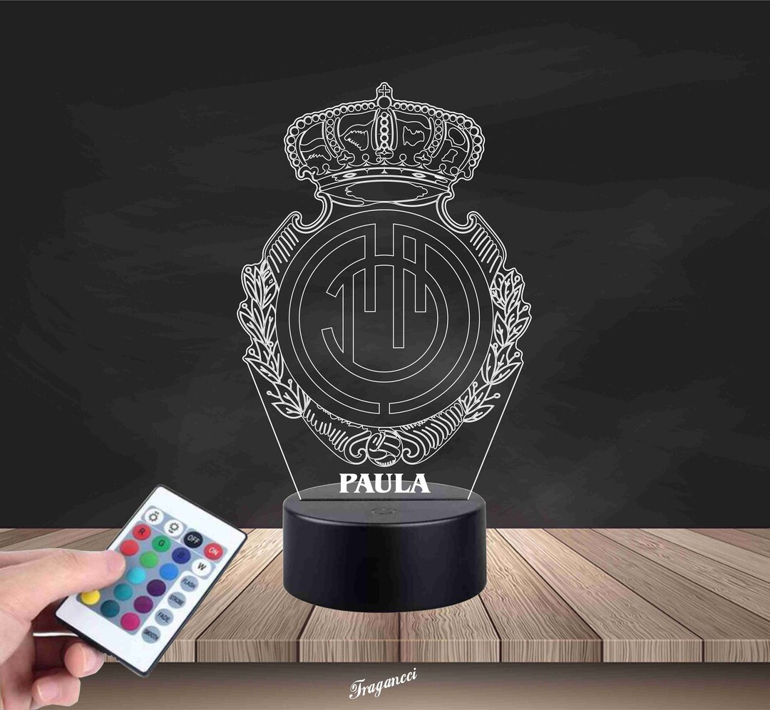 Customizable Football Shield 3D LED Lamp, LED Car Lamp, LED Desk Lamp ...