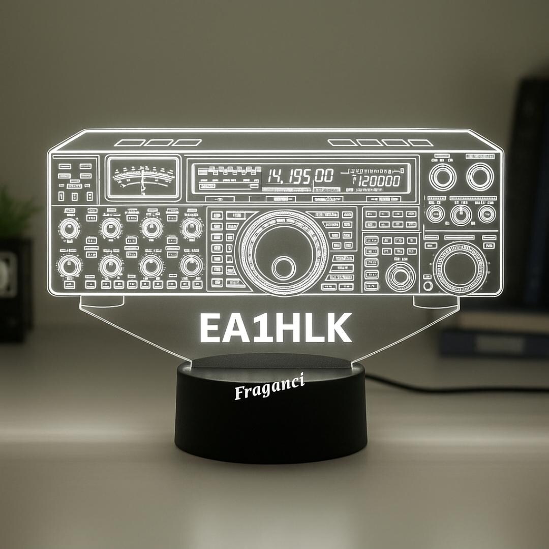 3D LED Lamp Amateur Radio Station + Callsign, QRZ Amateur Radio ...