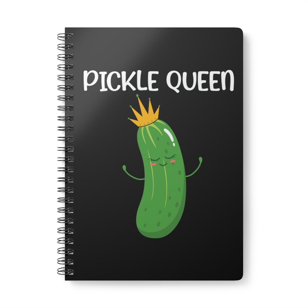 Pickle Queen Wirobound Softcover Notebook, A5, Journal Stationery ...