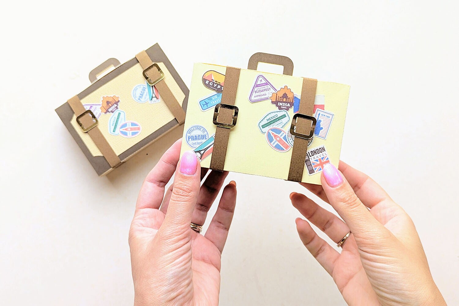 Create Magic: 3D Paper Suitcase Gift Box SVG - Instant Download for ...
