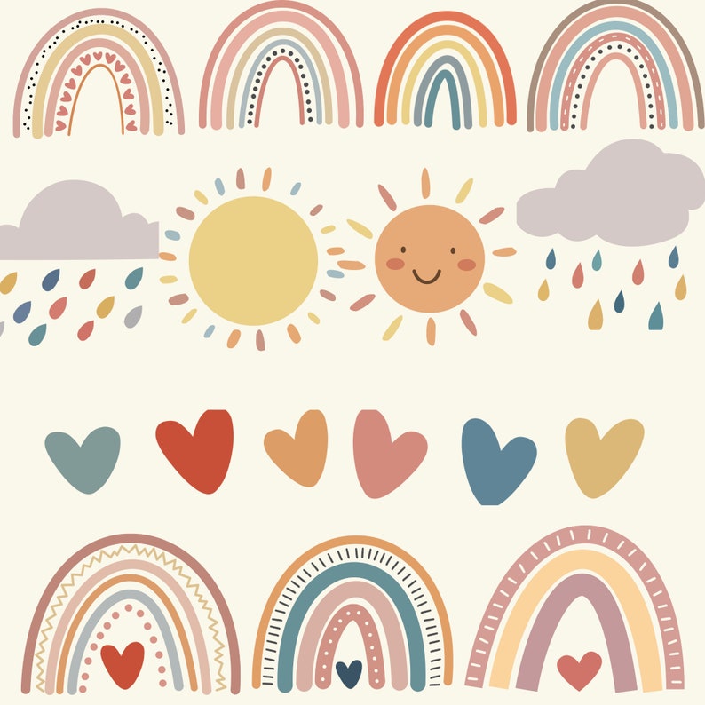 Boho Vibes Unleashed: Rainbow Magic Bundle - Etsy