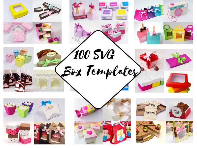 The Packaging Palette: 100 SVG Box Templates for Inspired Designers - Etsy