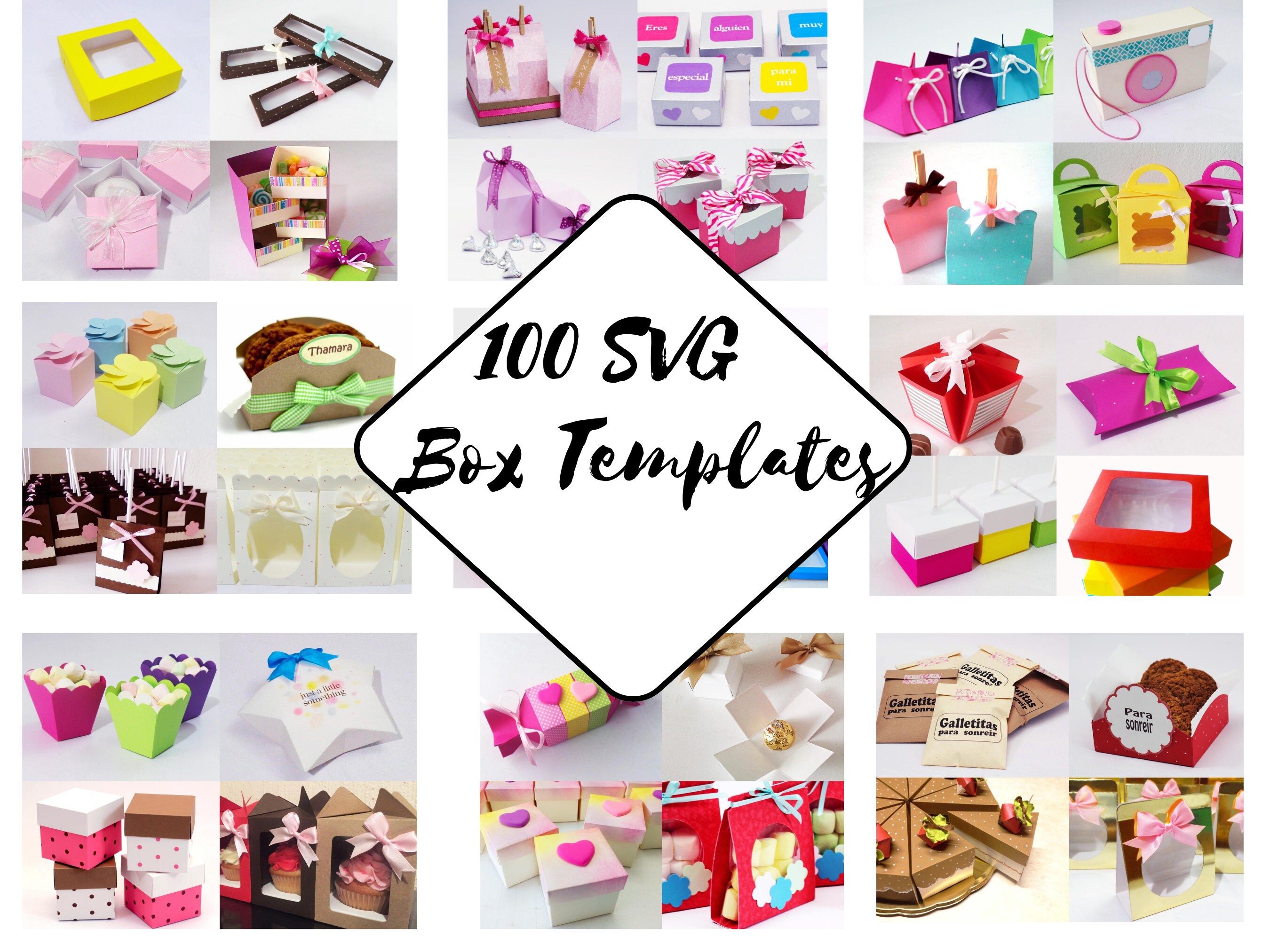 The Packaging Palette: 100 SVG Box Templates for Inspired Designers - Etsy